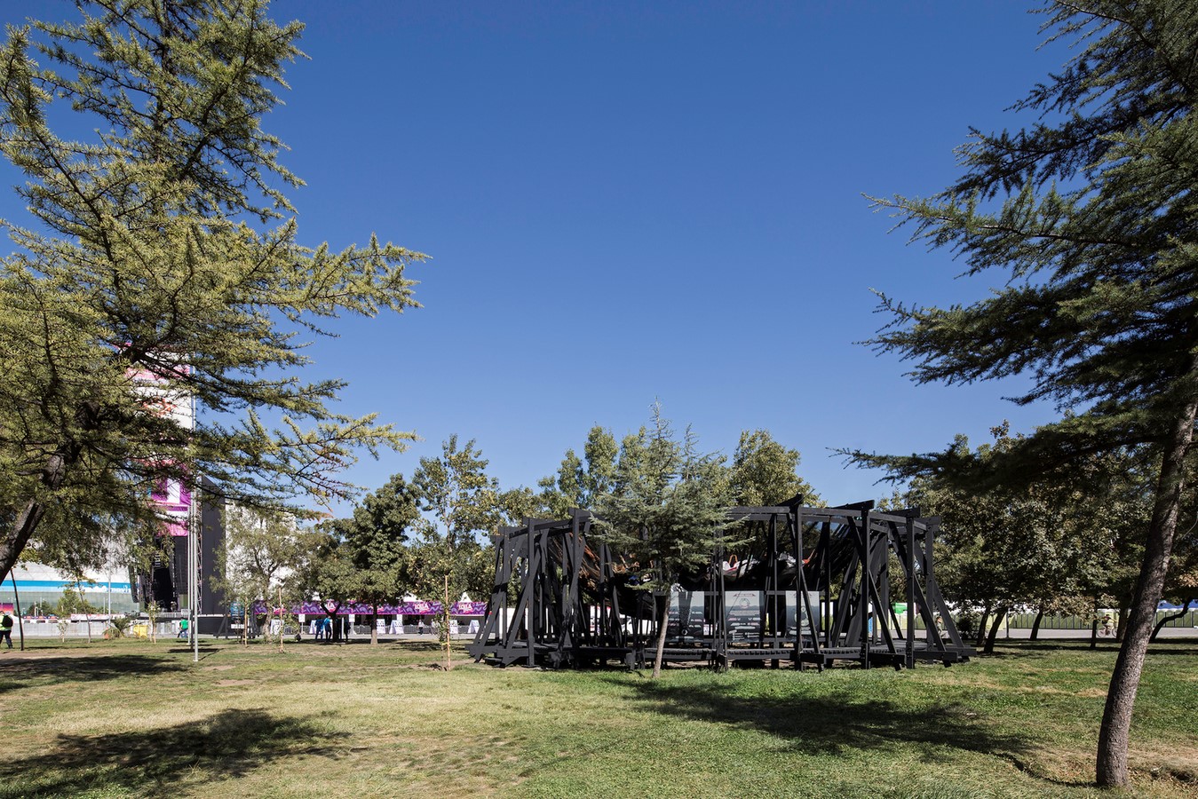 Raising Awareness: Inverted Dome Pavilion at Ranco Lake - Archzest